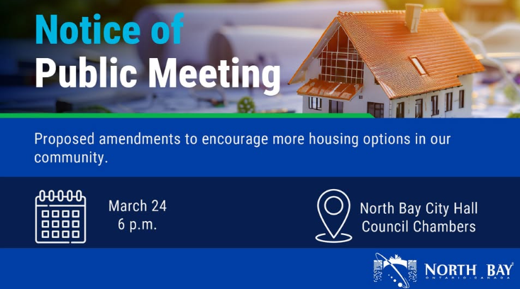 North Bay News - Public Meeting - 25K for homeowners to build units