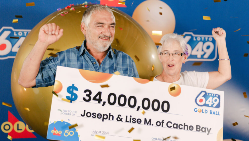 Cache Bay couple rolling in cash thanks to Lotto 6/49
