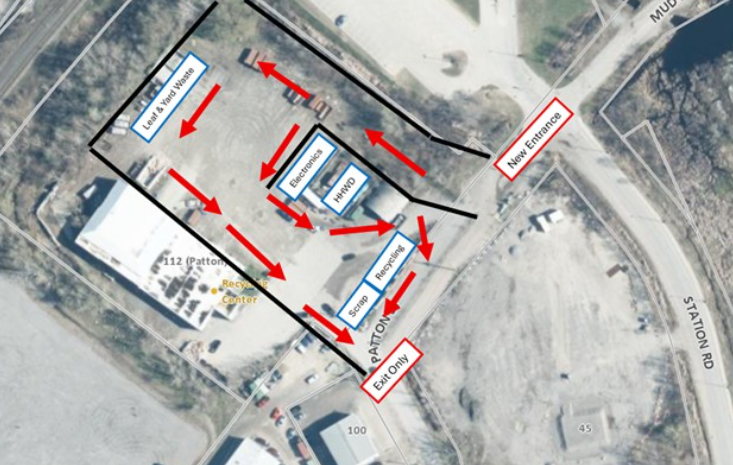 New Entrance at Hazardous Waste Depot