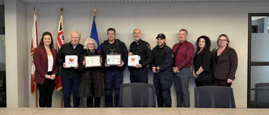 Dave Mounsey Memorial Fund Donates AEDs