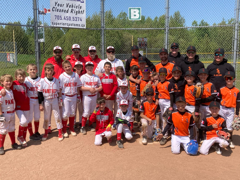 Rahnmet North Bay Panthers 9U baseball squad in Sinclair Yards, Sault ...