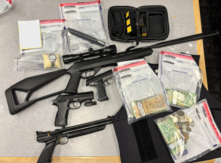 Guns and Drugs Seized